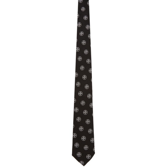 Off-White | Accessories | New Off White Black Off Cross Logo Tie 23 ...